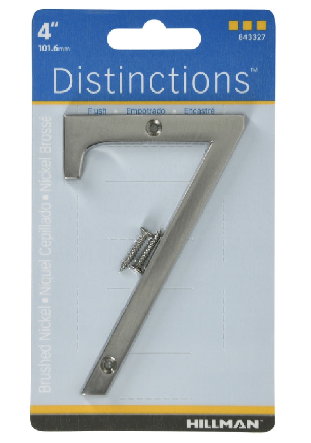 Hillman Fasteners 843327 House Number, 4 Inch, Each - Walmart.com