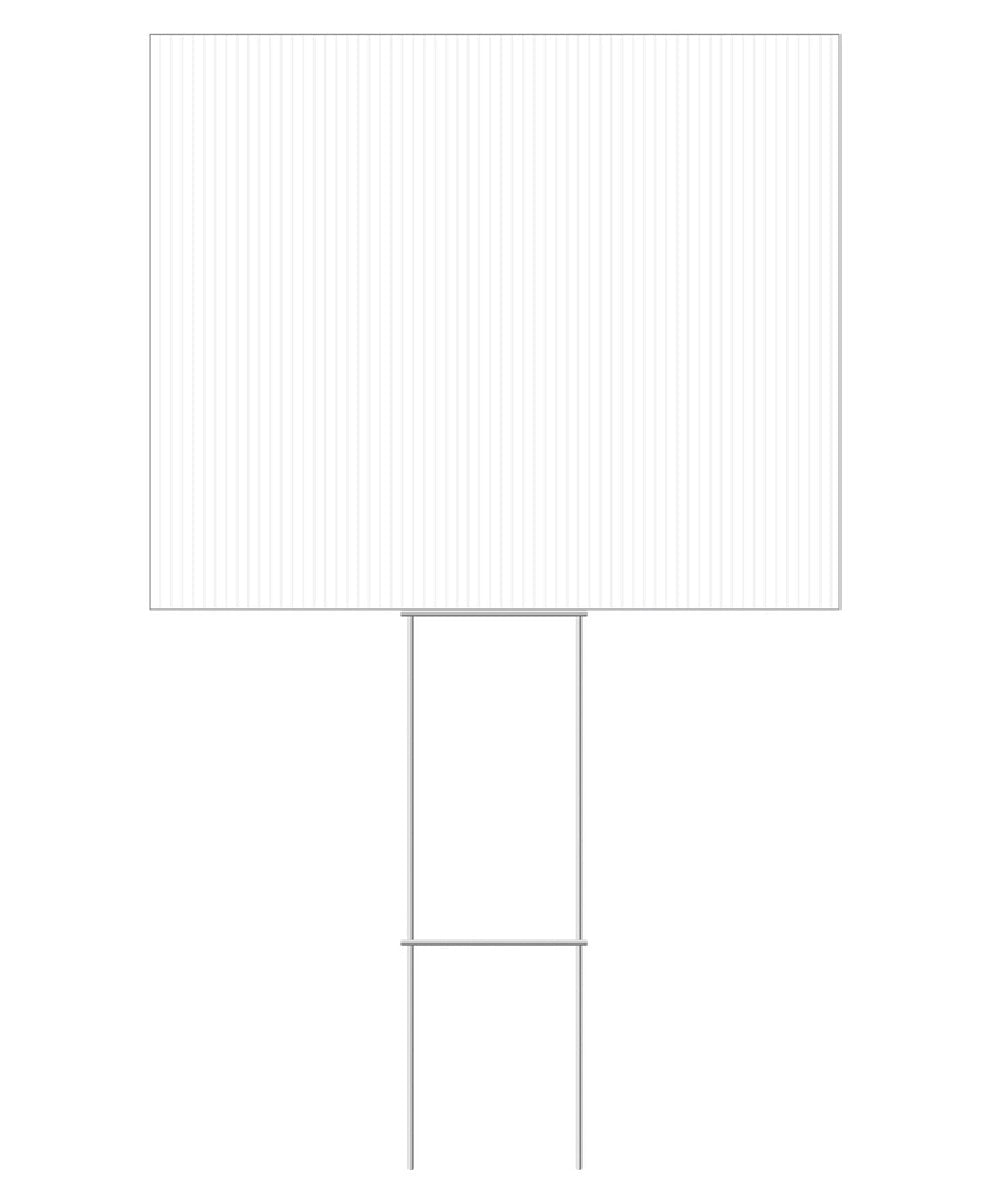 Hillman Fasteners 844496 White Blank Sign, 19.25 Inch x 24 Inch, Each ...
