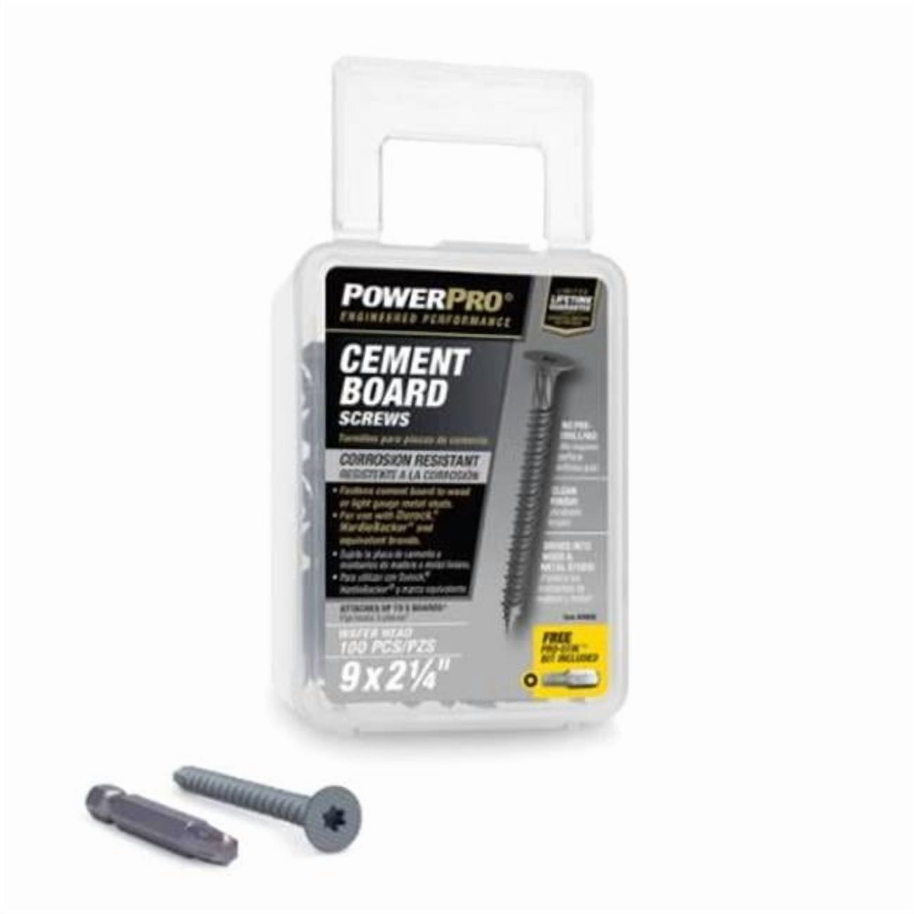 Hillman Fasteners 48892 9 x 2.25 in. Wafer-Head Cement Board Screws ...