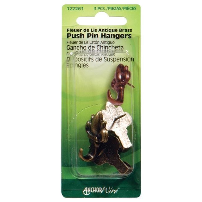 Hillman Fleur De Lis Push Pin Hanger - Walmart.com