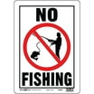 No Swimming Or Fishing Sign - Walmart.com