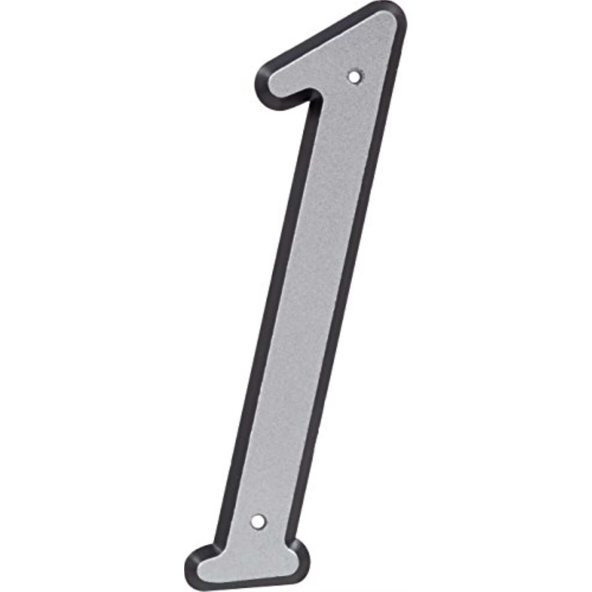 Hillman Group 841598 4 in. Nail-On Reflective Plastic House Number - 1 ...