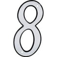 Hillman Group 841612 4 in. Nail-On Reflective Plastic House Number - 8 ...