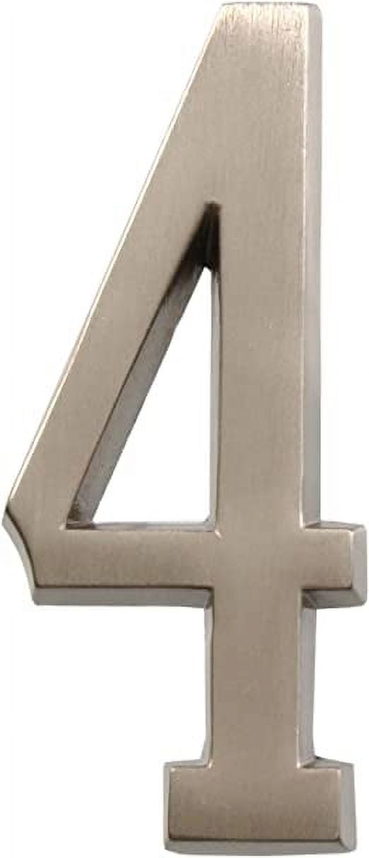 Hillman Group 843284 4 in. Nickel Distinctions Zinc Die-Cast Adhesive ...