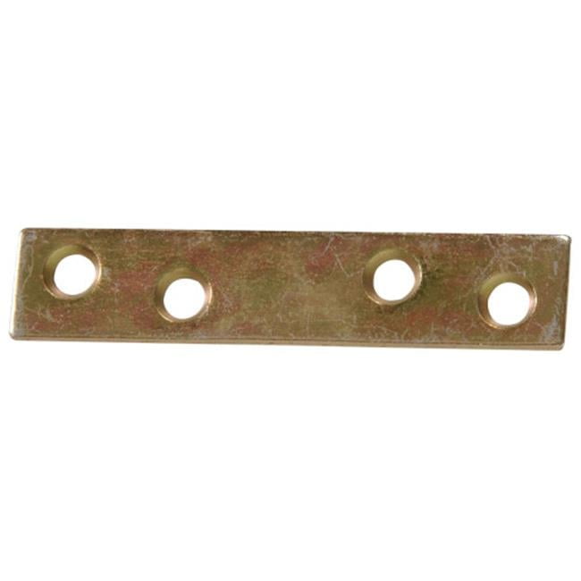 Hillman Group 852203 Carded - Mending Brace, Zinc & Yellow - 3 x 0.625 ...