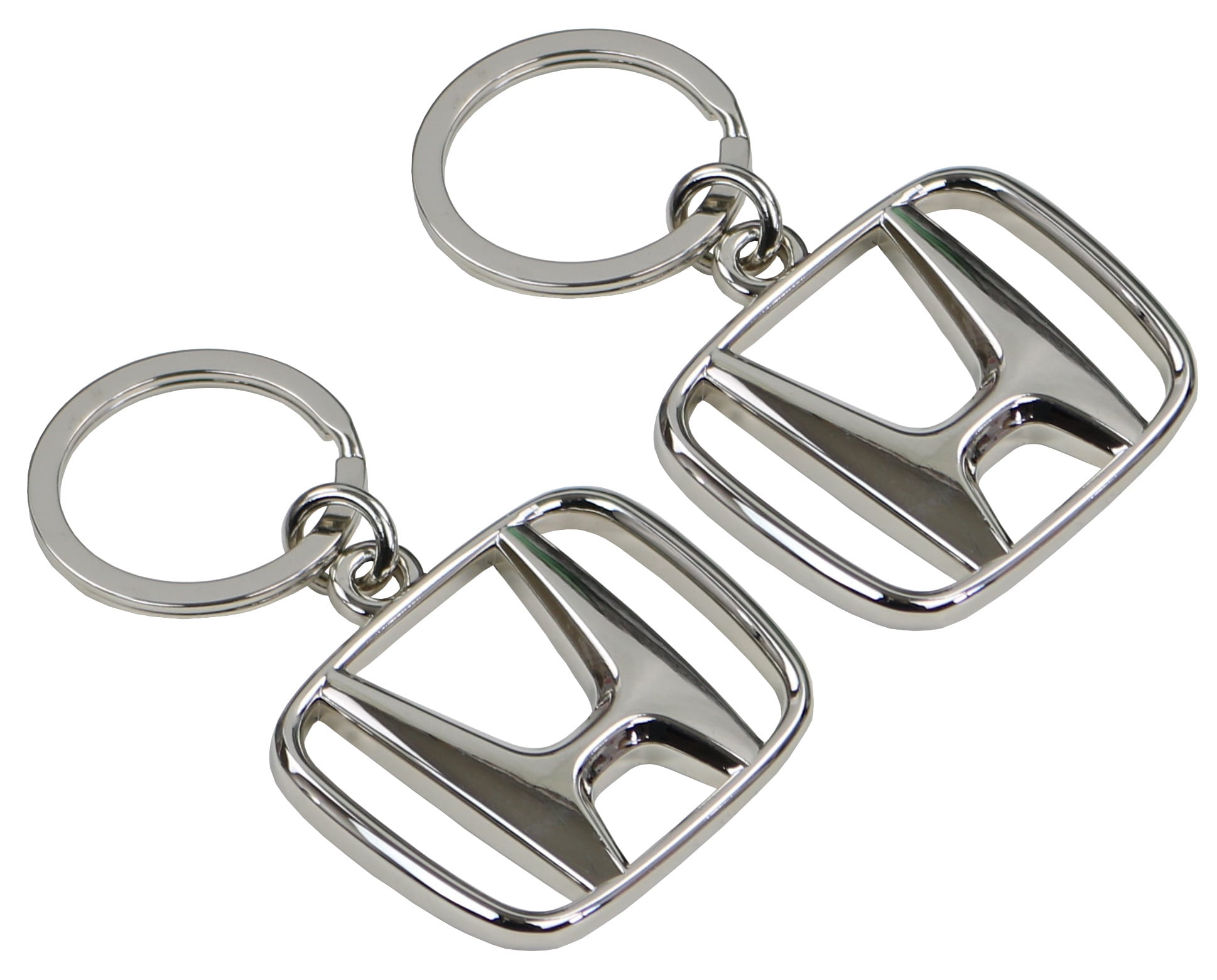 Hillman Group Honda"H" Emblem Chrome Metal Key Chain, 2-Pack - Walmart.com