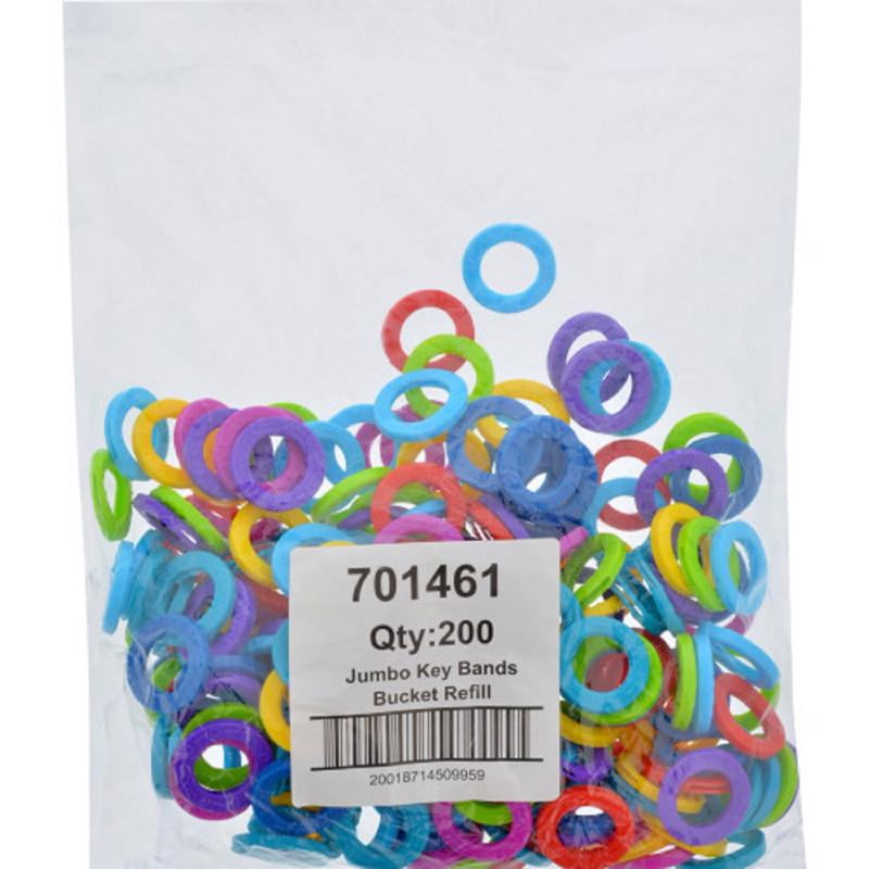 Hillman Group 701461 Jumbo Key Bands - 200 Piece - Walmart.com