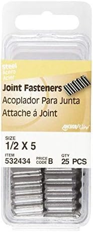 Hillman Joint Fastener 1/2 "X5" Steel Card Of 20 - Walmart.com