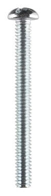 Hillman No. 1/4-20 in. x 2-1/2 in. L Combination Round Head Zinc-Plated ...