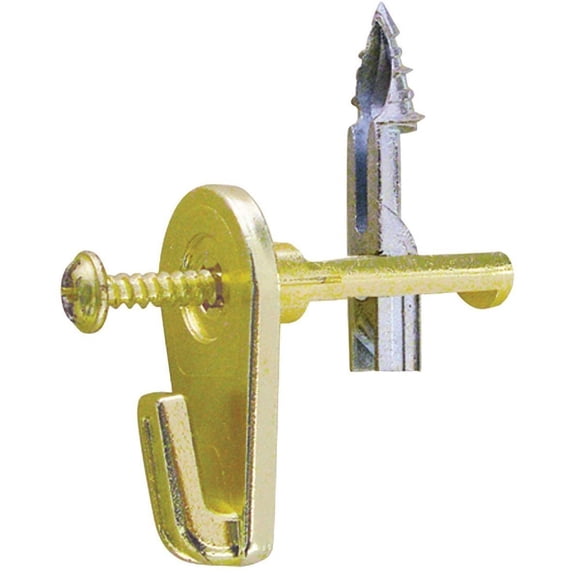 Hillman Specialty Hanger Mega Hook - Heavy-Duty 100 Lb Brass-Plated - 2 ...