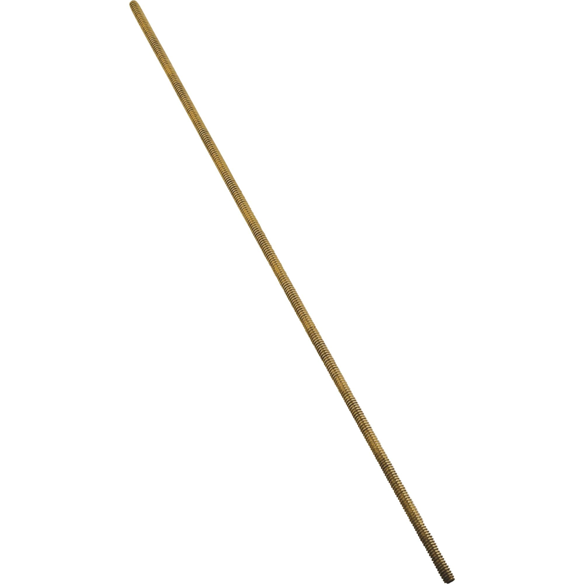 Hillman Steelworks Solid Brass Threaded Rod - Walmart.com