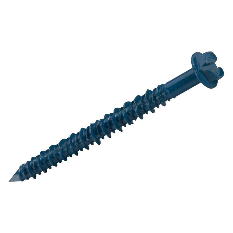 Hillman Tapper 1/4 in. D X 3-3/4 in. L Steel Hex Head Concrete Screw ...