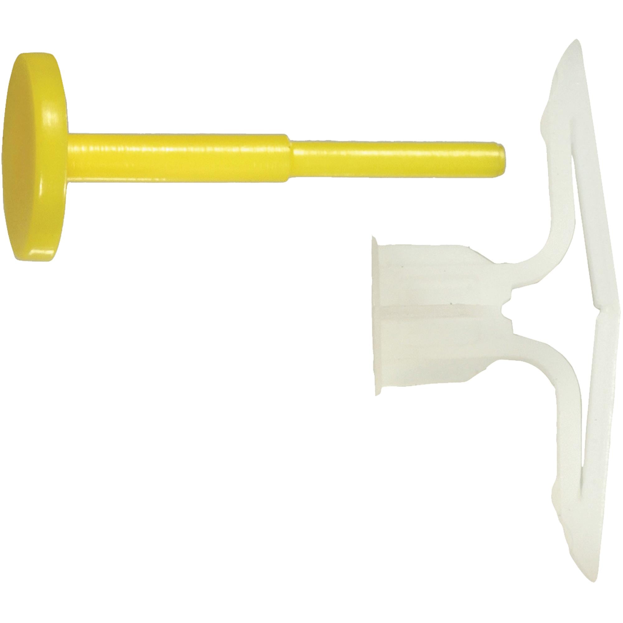 Hillman Toggle Bolt Easy Installation - 13 Count, 5/8 In. White Plastic ...