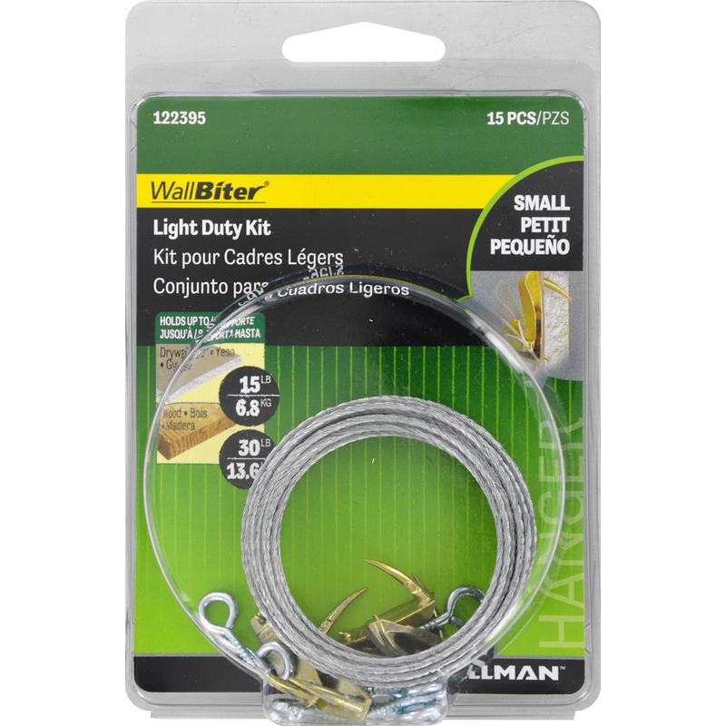 Hillman Wall Biter Picture Hanging Kit, Light-Duty - Walmart.com