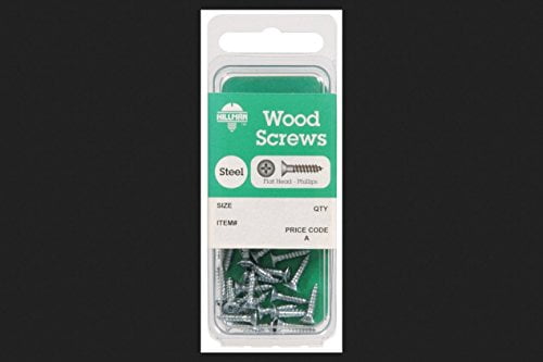 Hillman Wood Screws No. 10 X 1-3/4 " Phillips Flat Head - Walmart.com