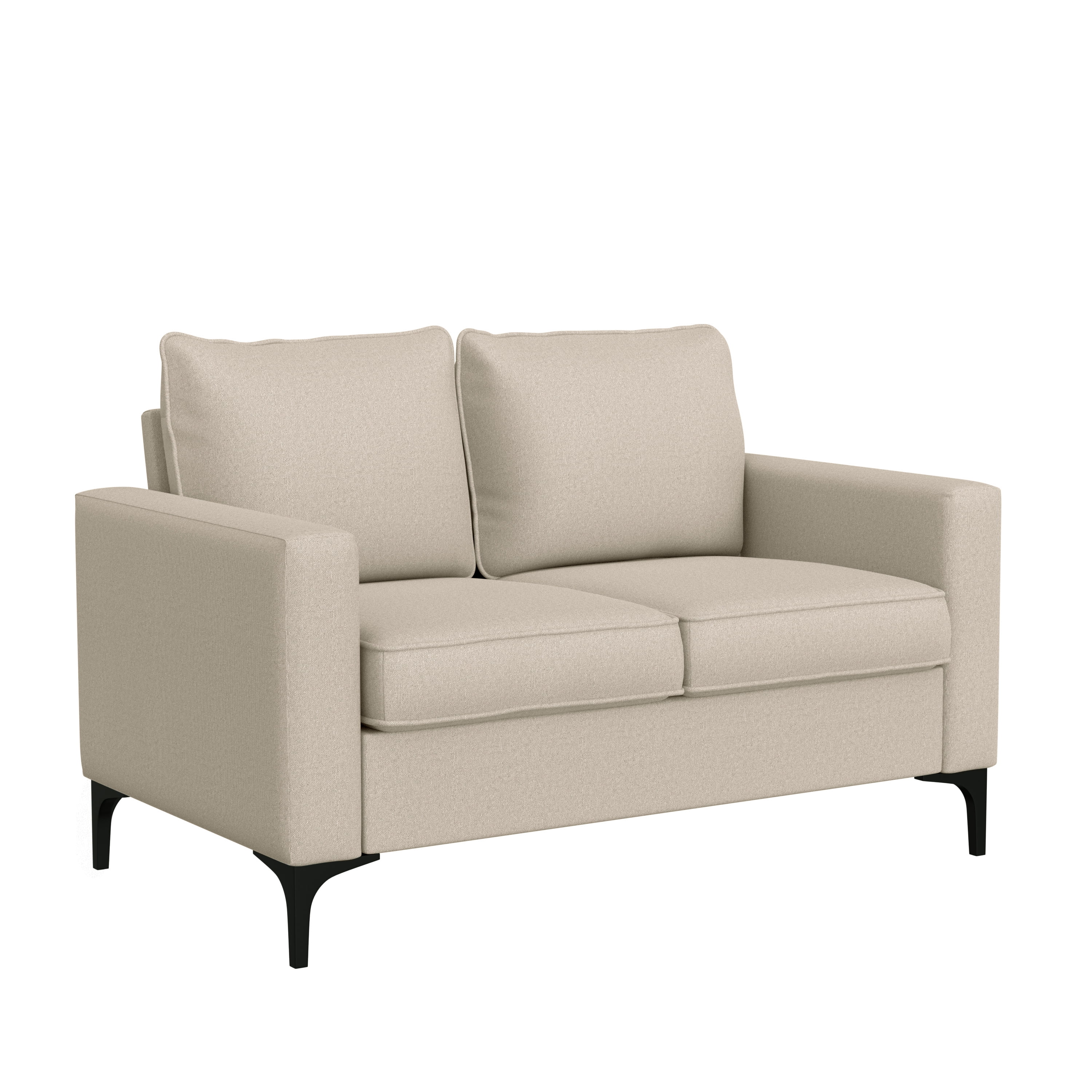 Hillsdale Furniture Alamay Upholstered Loveseat, Oatmeal - Walmart.com