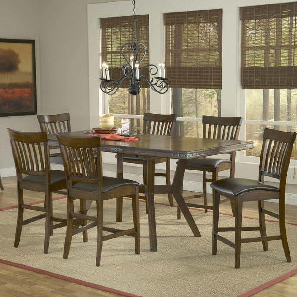 Hillsdale Furniture Arbor Hill 7-Piece Counter Height Dining Set ...