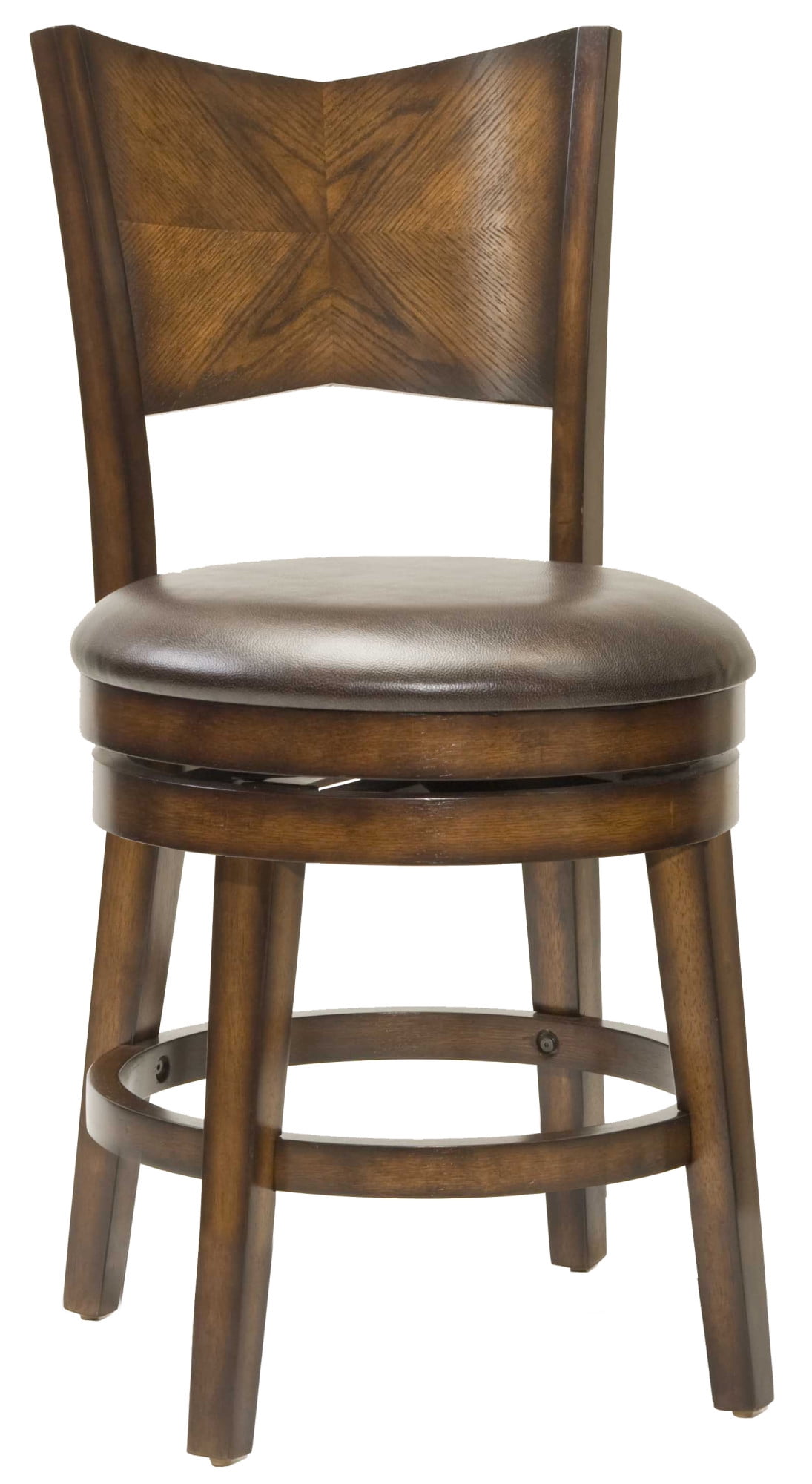 Hillsdale Furniture Jenkins Wood Counter Height Swivel Stool, Rustic ...