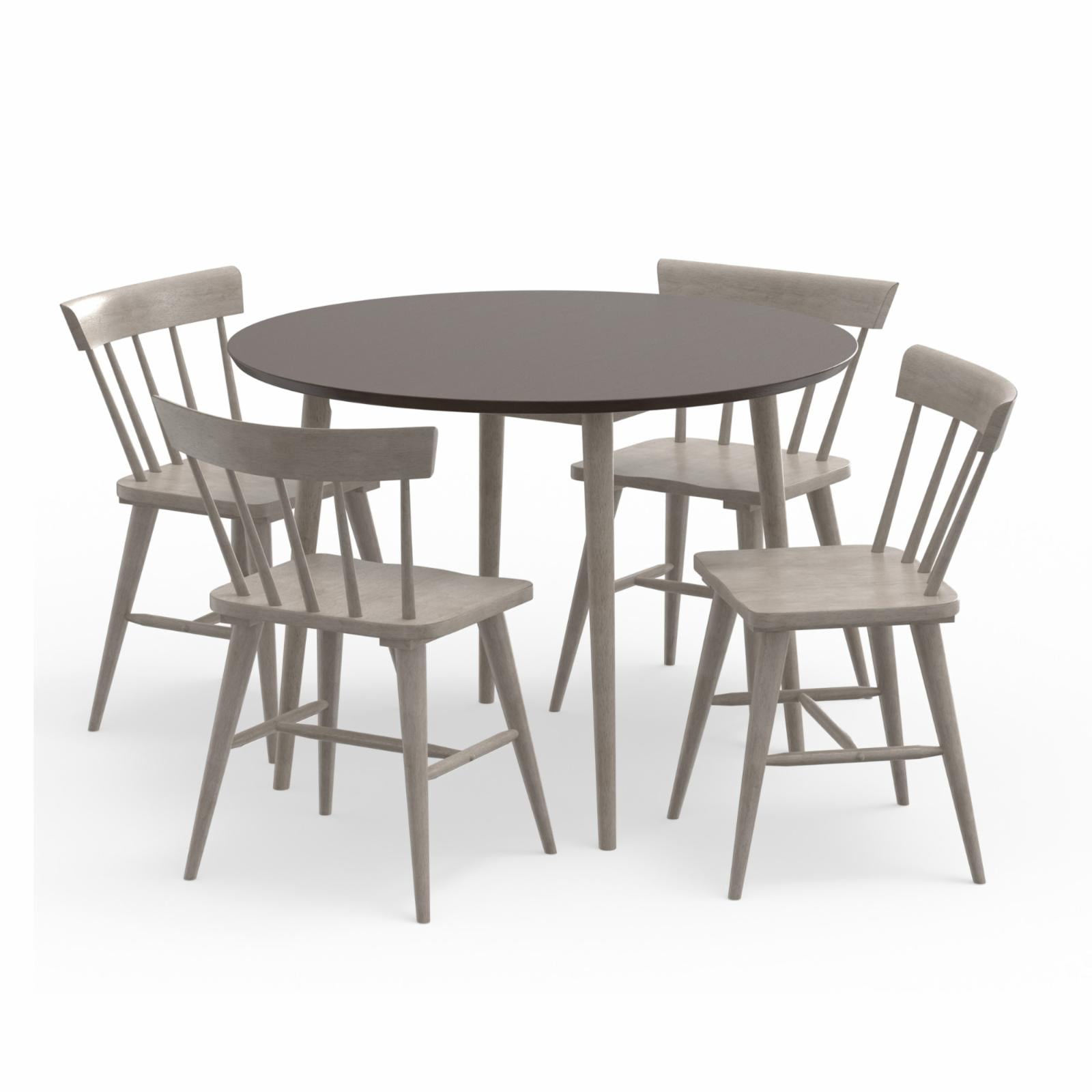 Hillsdale Furniture Jennings Wood 36 inch Round Table Top in Distressed ...