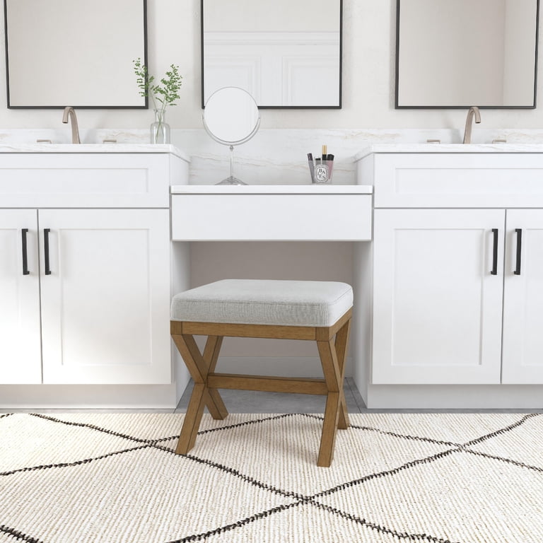 Vanity Stool For Bathroom With Wheel