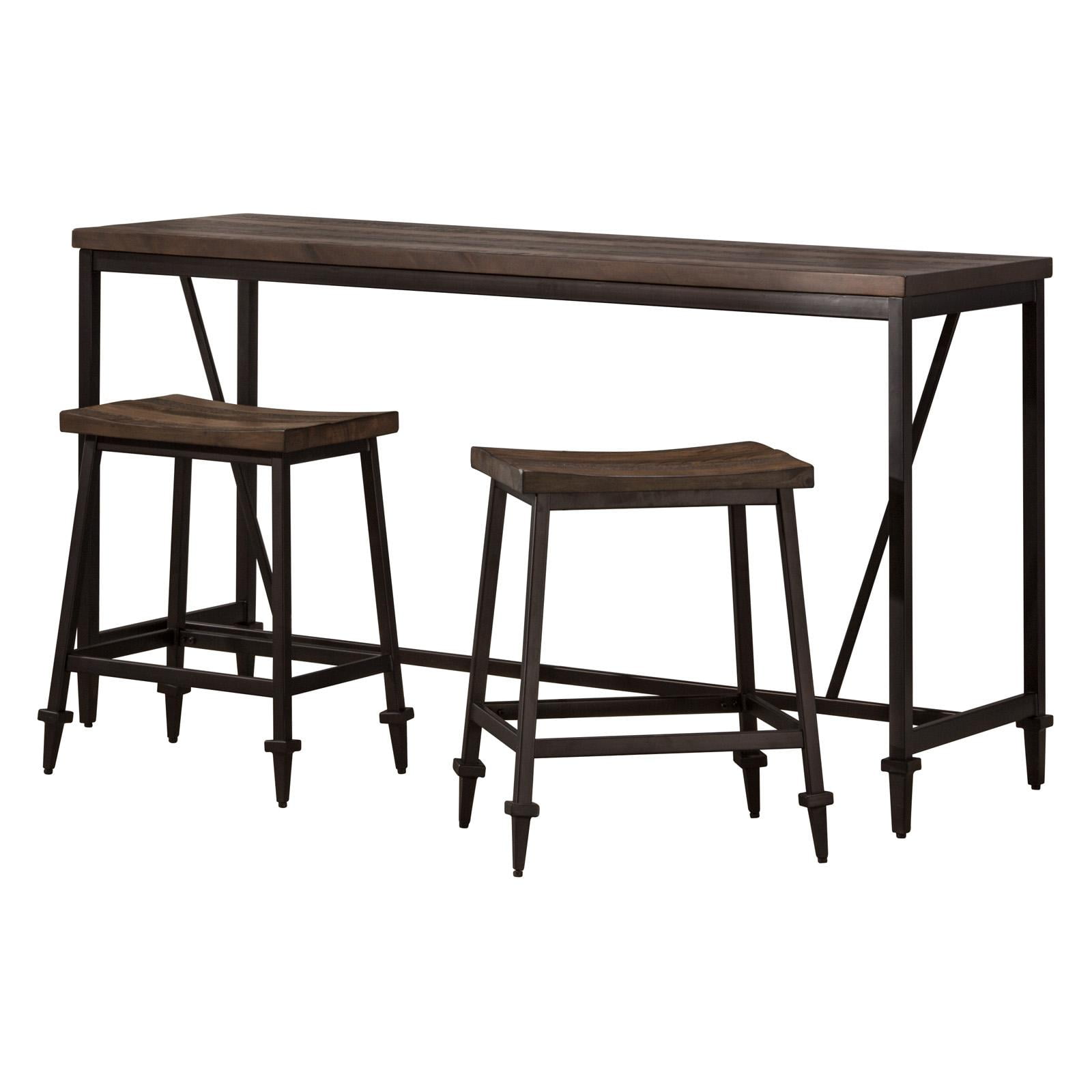 Hillsdale Furniture Trevino 3-Piece Counter Height Table/Bar Set ...