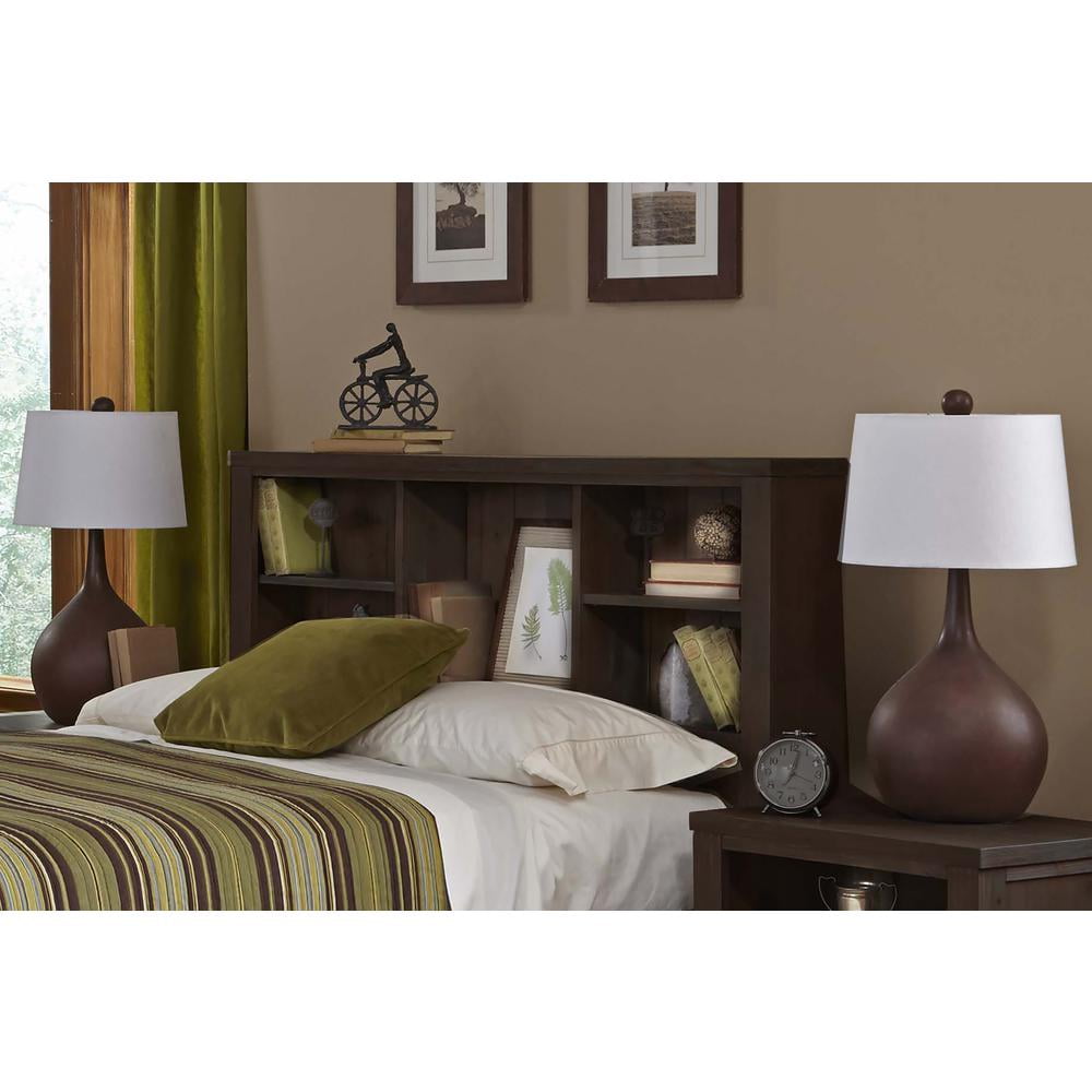 Hillsdale Highlands Wood Full Bookcase Headboard/Stand in Espresso ...