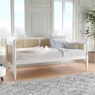 Chelsea Lane Asha Upholstered Linen Daybed, Grey - Walmart.com