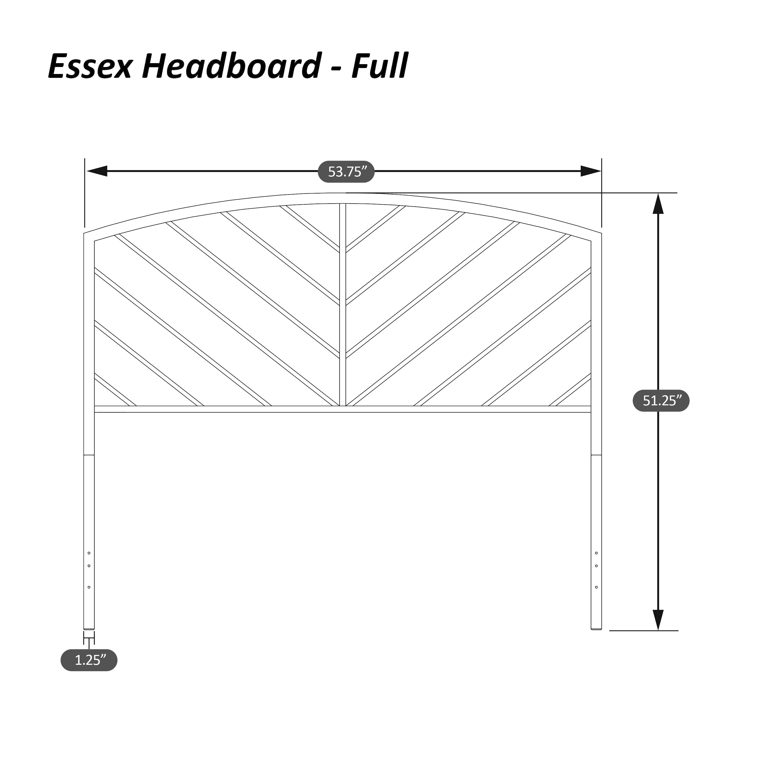 Hillsdale Porch & Den Elemar Grey Metal Headboard without Bed Frame ...