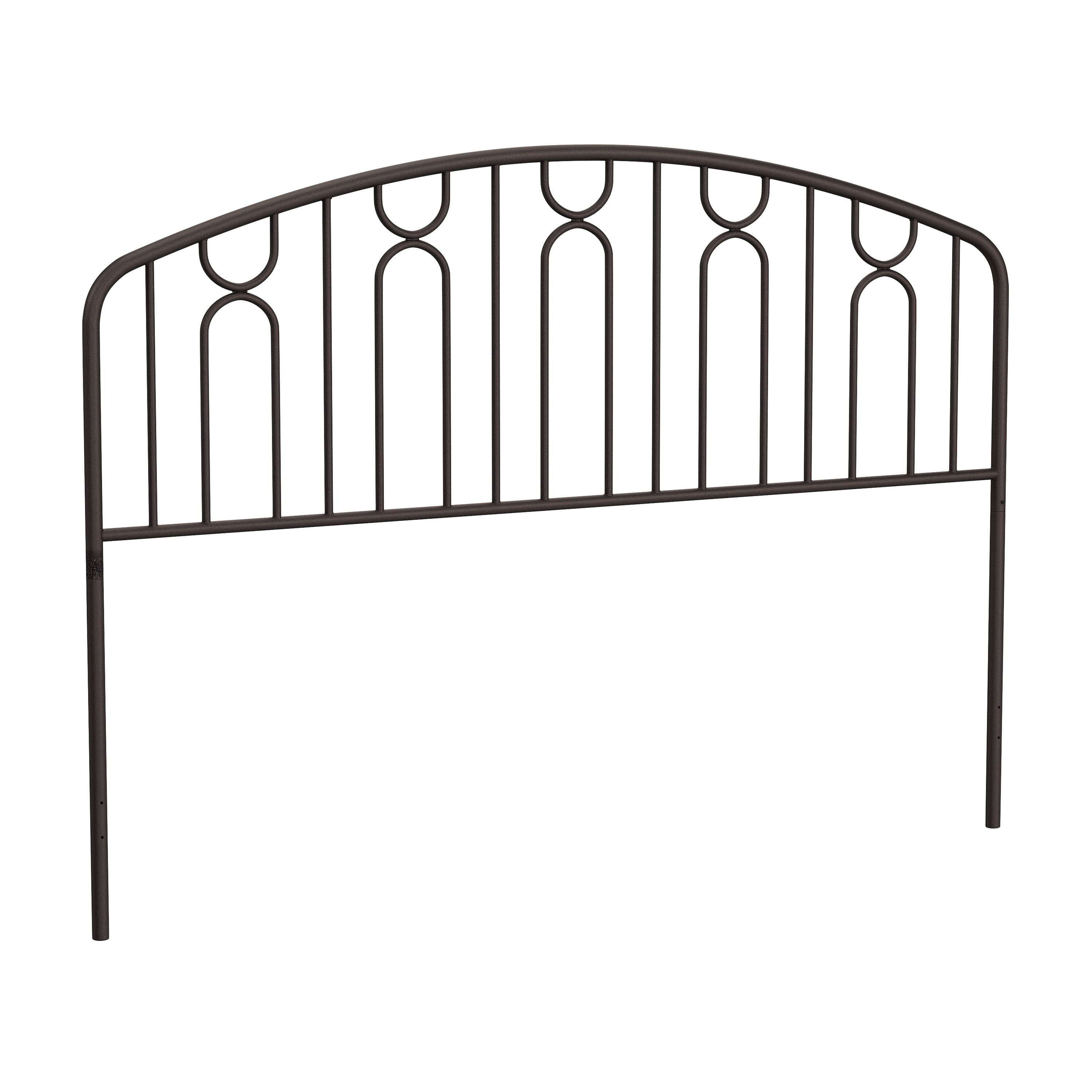Hillsdale Furniture Riverbrooke Bronze Metal Arch Scallop Full/Queen ...