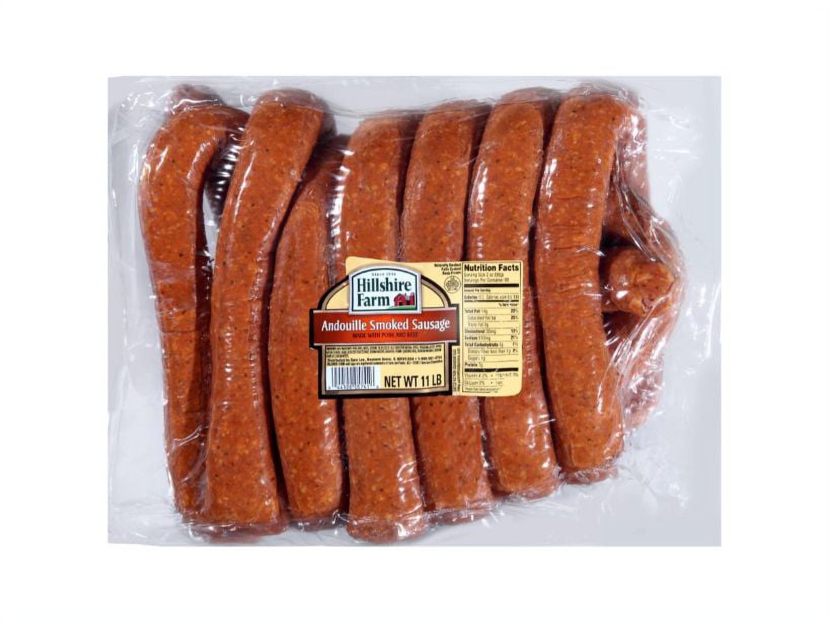 Hillshire Farm Andouille Endless Smoked Sausage Rope 11lbs (PACK OF 1 ...