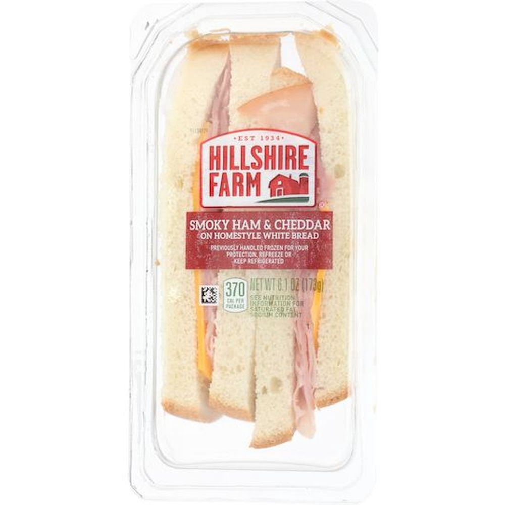 Hillshire Farm Smoky Ham and Cheddar Wedge Sandwich, 0.381 Pound -- 10 ...