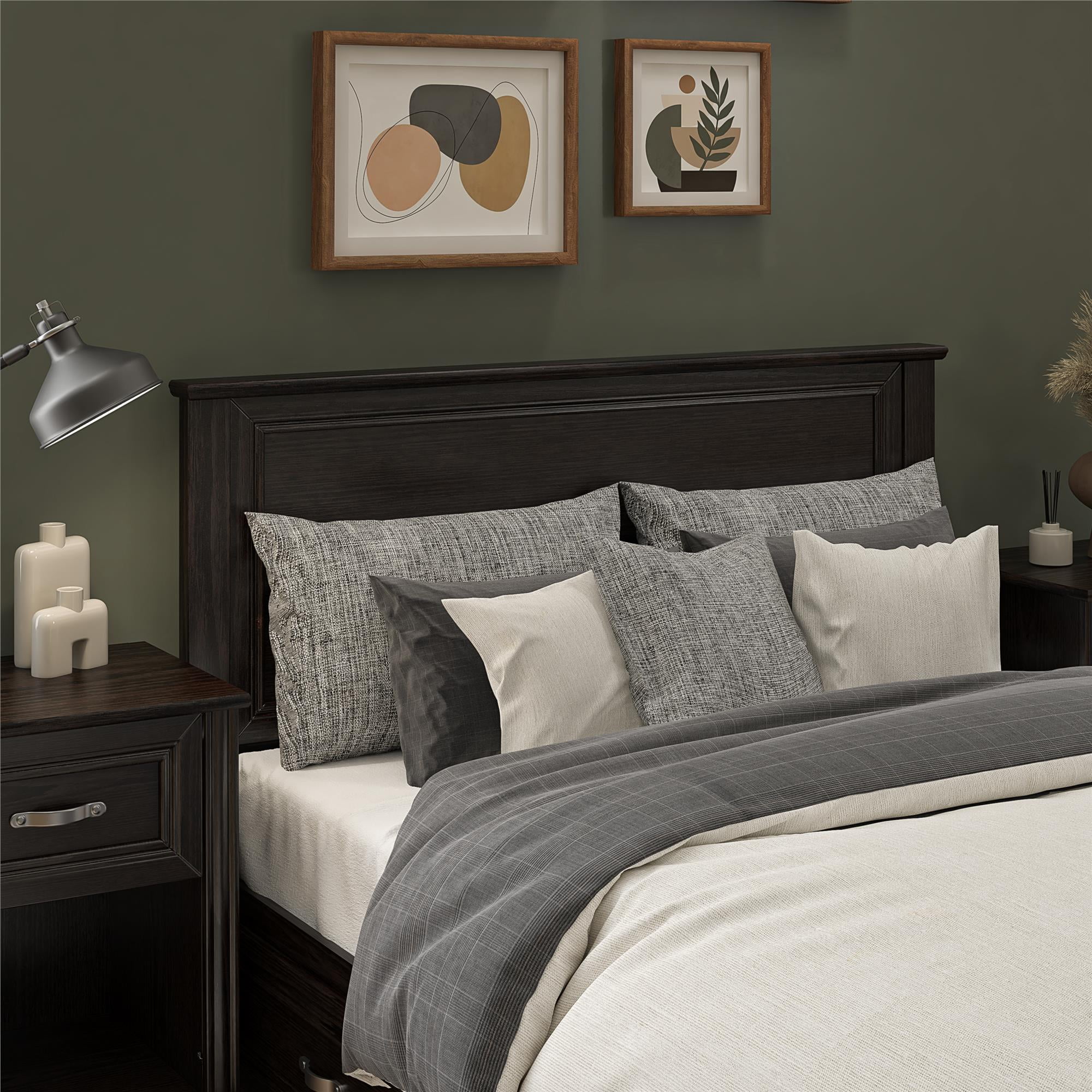 Hillview Full Headboard, Espresso - Walmart.com