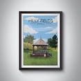 Hilly Fields Park Enfield London Parkrun Wall Decoration Unframed Paper ...