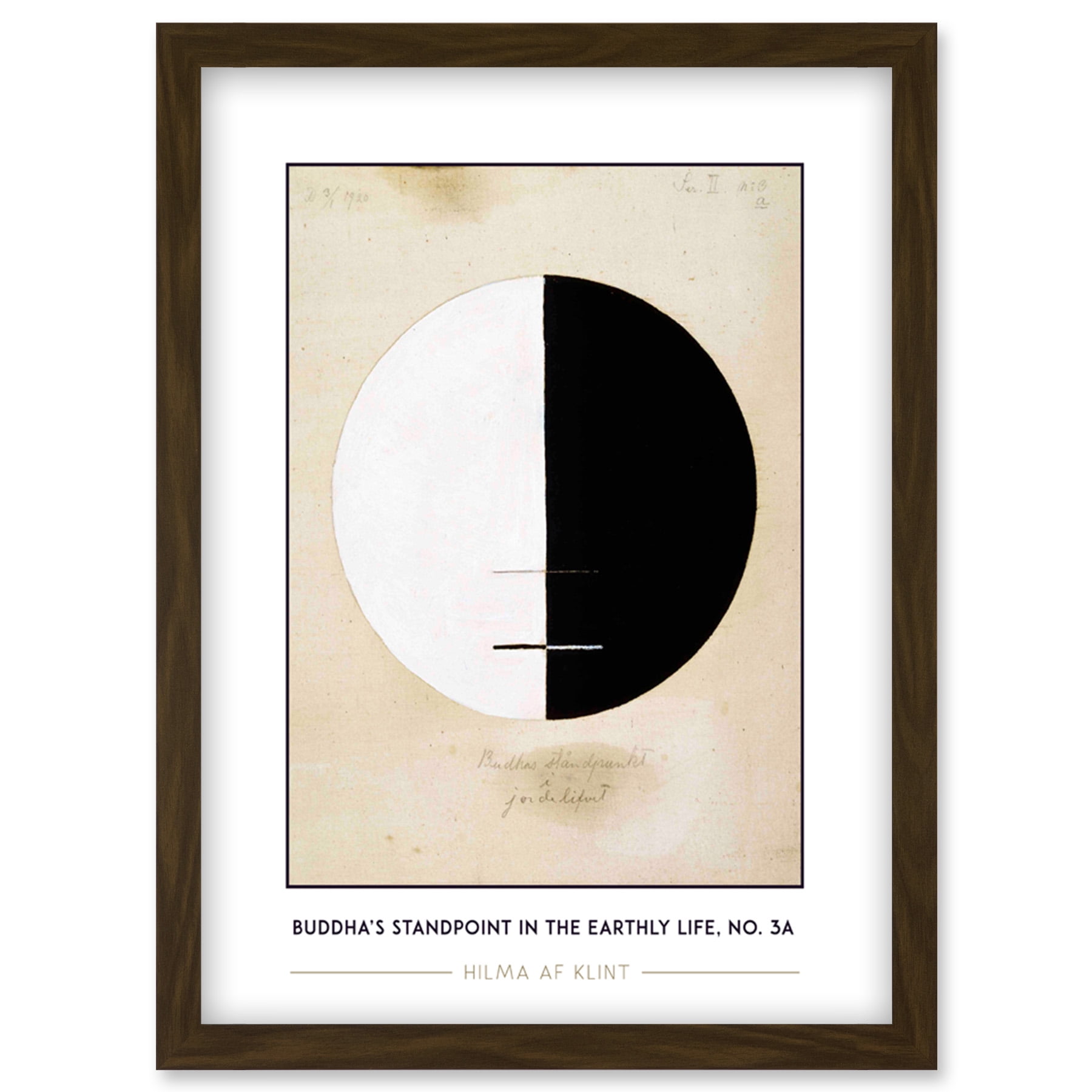 Hilma Af Klint Buddha’s Standpoint In The Earthly Life, No. 3a Abstract ...