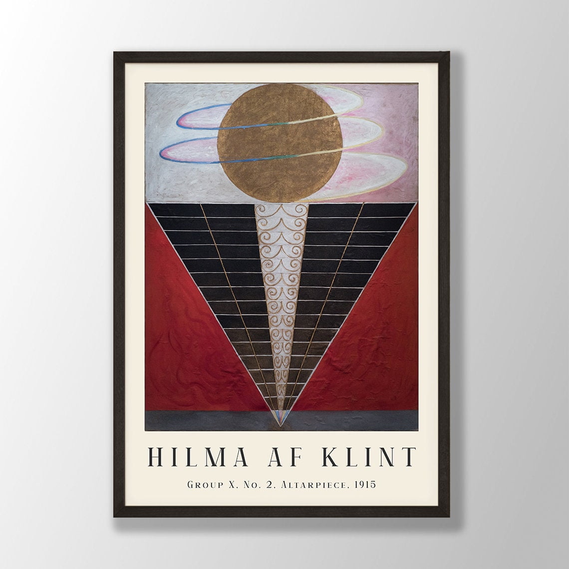 Hilma Af Klint Exhibition : Abstract Modern Art Print #1441, Stretched ...