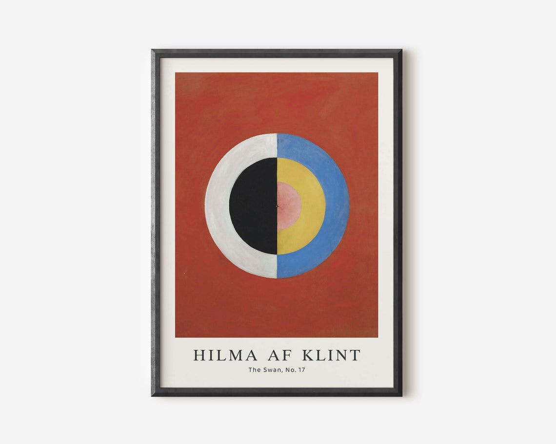 Hilma Af Klint Exhibition Poster, Famous Klint Gallery Wall Art Print ...