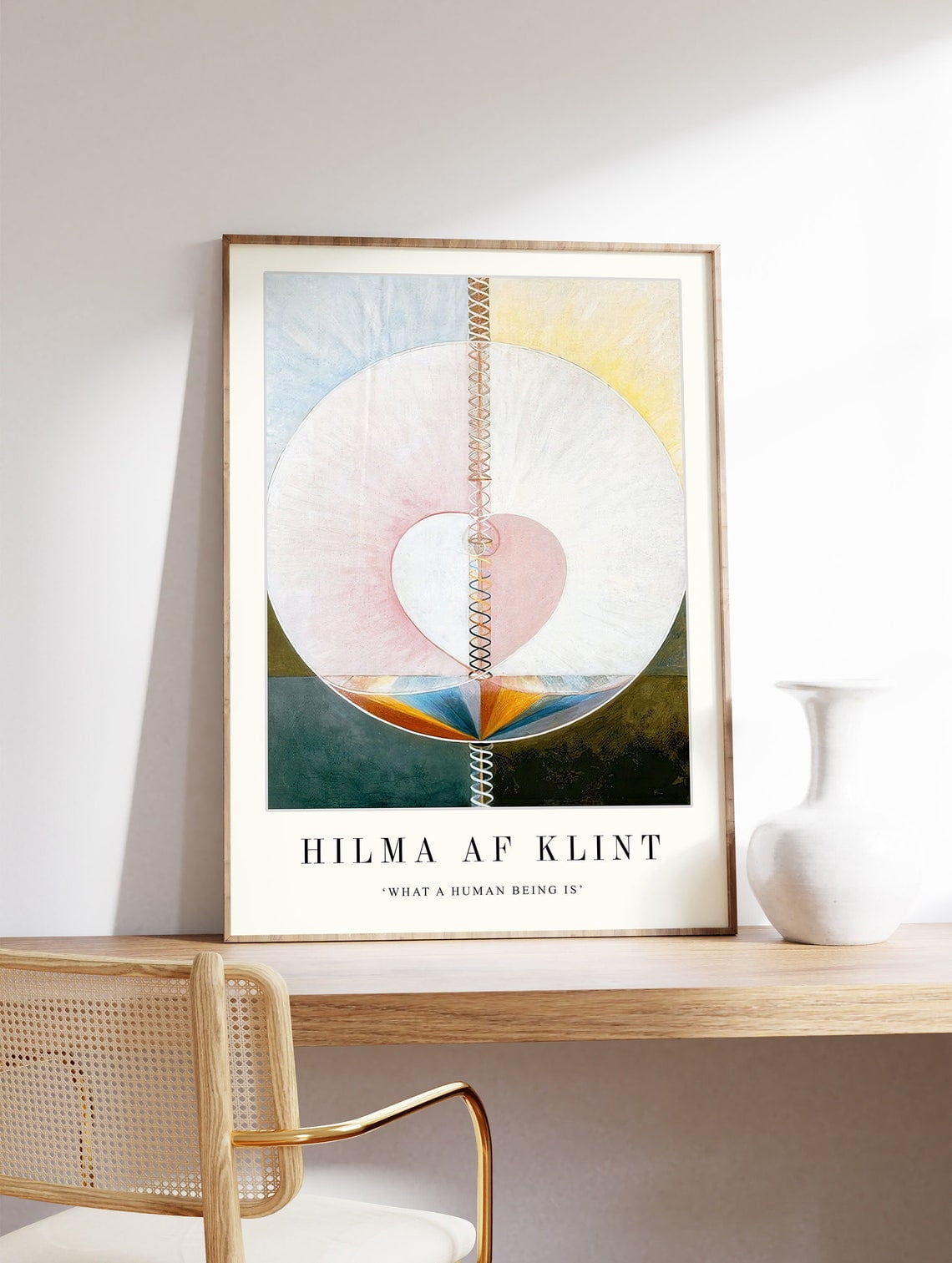 Hilma Af Klint Exhibition Poster, What A Human Being Is, Hilma Af Klint ...