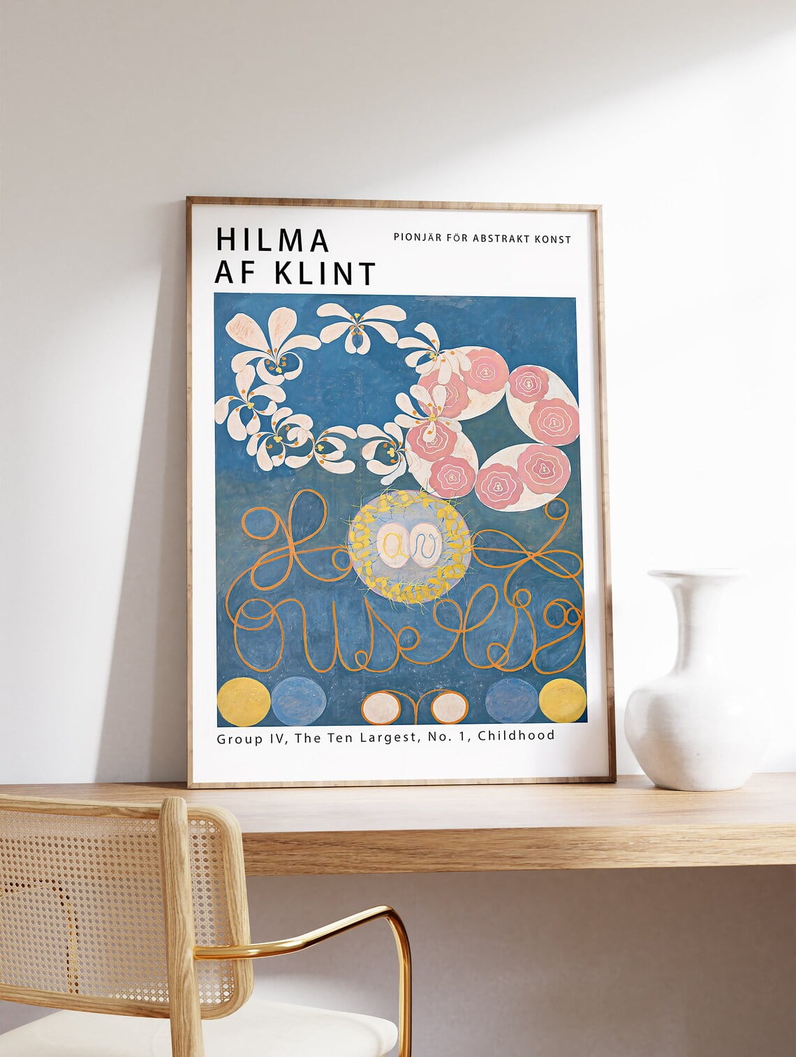 Hilma Af Klint Exhibition Poster, The Ten Largest Number 1 Childhood ...