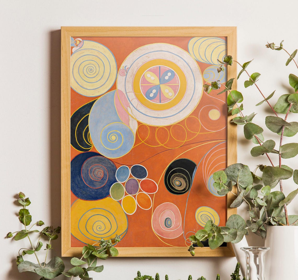 Hilma Af Klint Print, Hilma Klint Youth, Hilma Af Klint, Hilma ...
