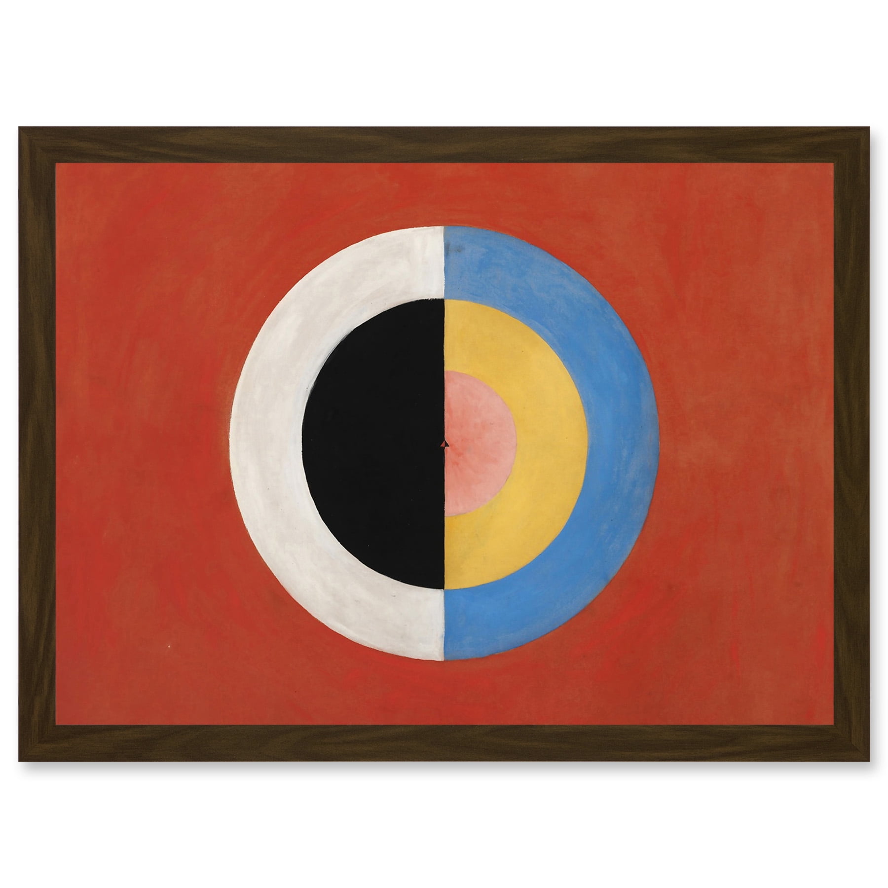 Hilma Af Klint Svanen Abstract Circles Painting A4 Artwork Framed Wall ...