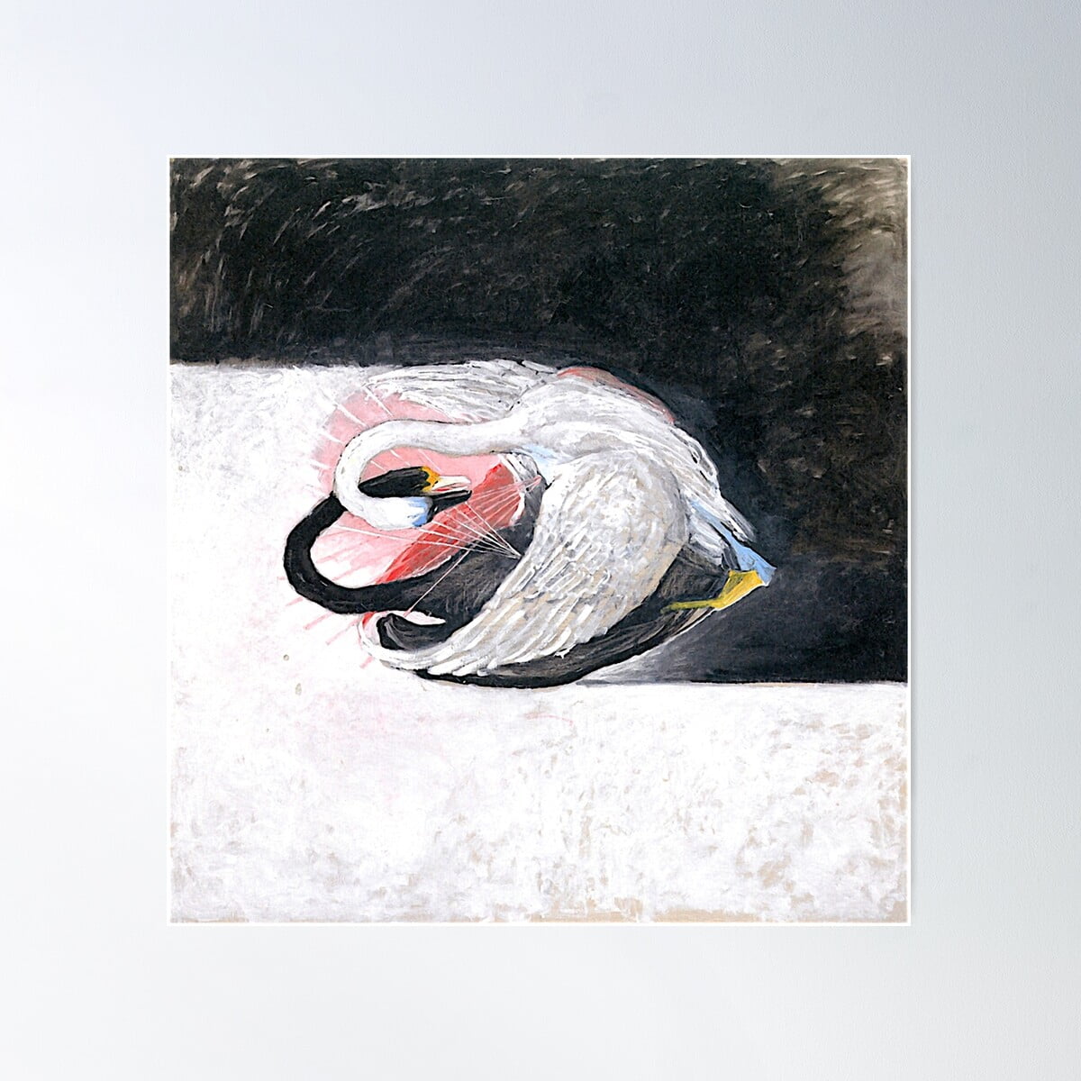 Hilma Af Klint "The Swan, No. 03, Group Ix-Suw" Poster Wall Art, Modern Wall Decor For Living ...