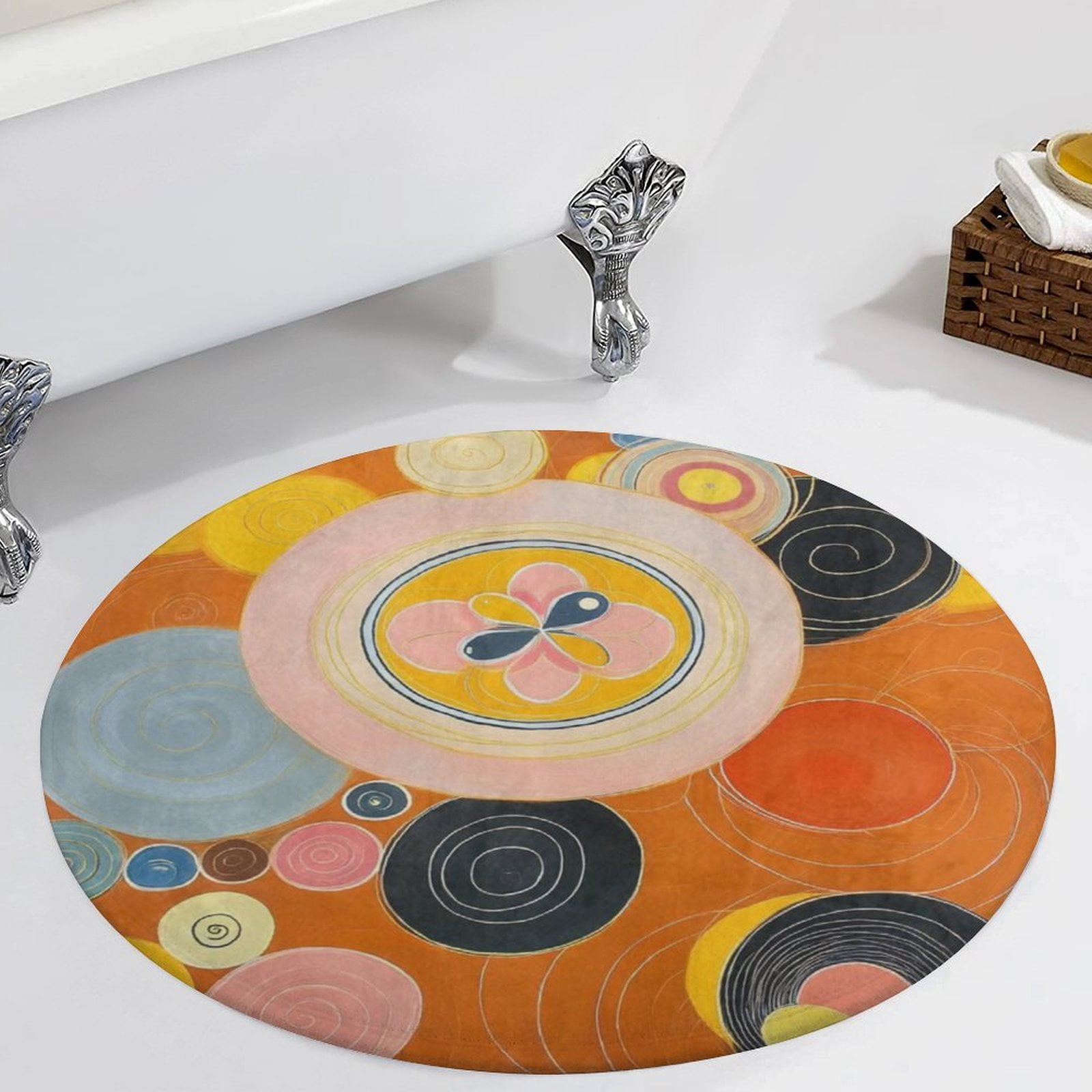 Hilma Af Klint The Ten Largest No 03 Youth Group IV-2 Round Area Carpets Living Room Room Chair ...