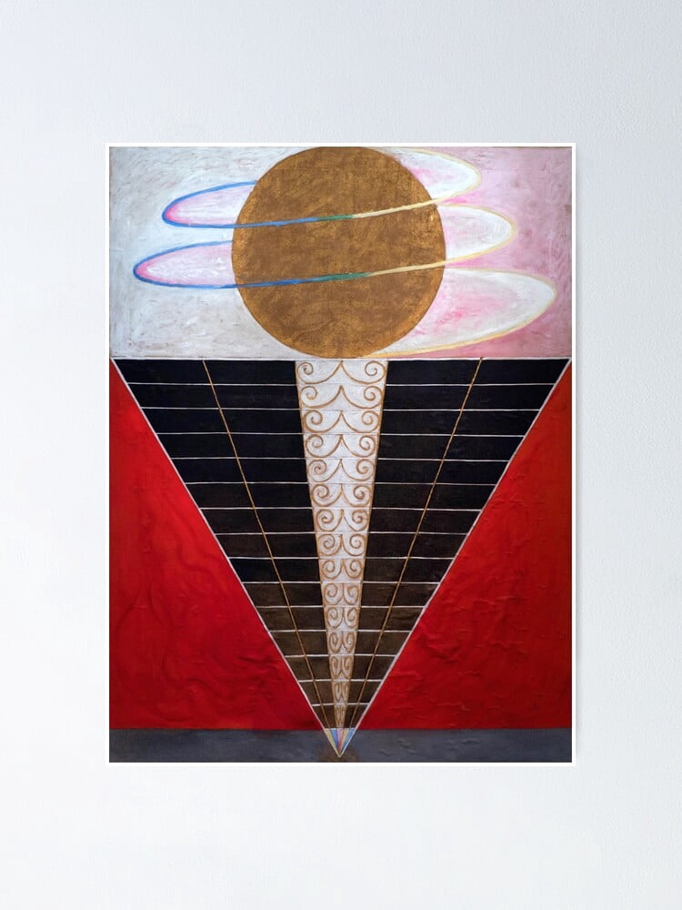 Hilma af Klint "Altarpiece No. 2" Canvas Poster Decor Landscape Office ...