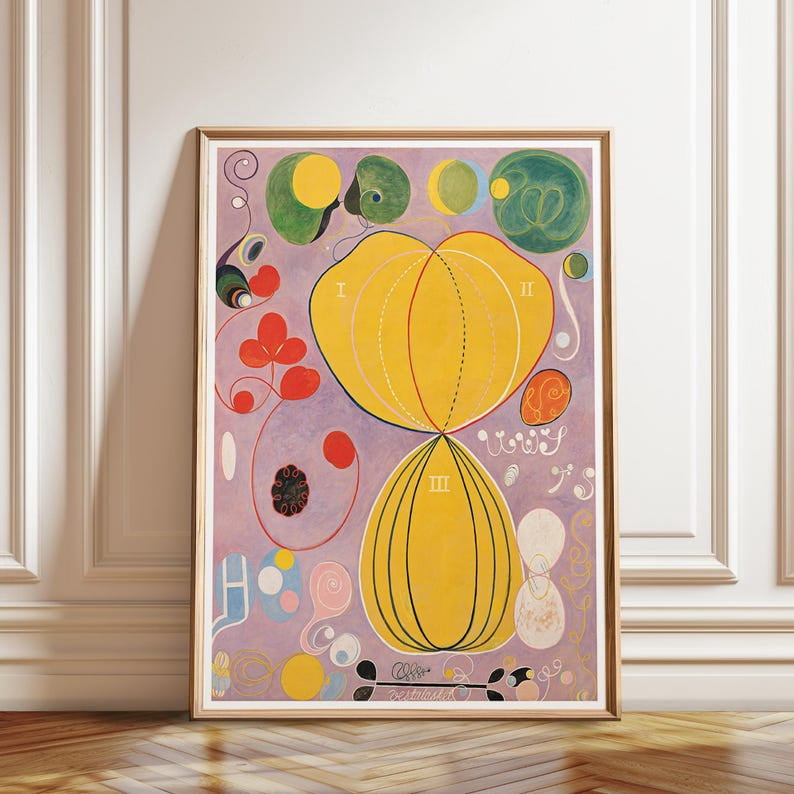 Hilma of Klint Abstract Art Group IV No.7 The Ten Largest Adulthood ...
