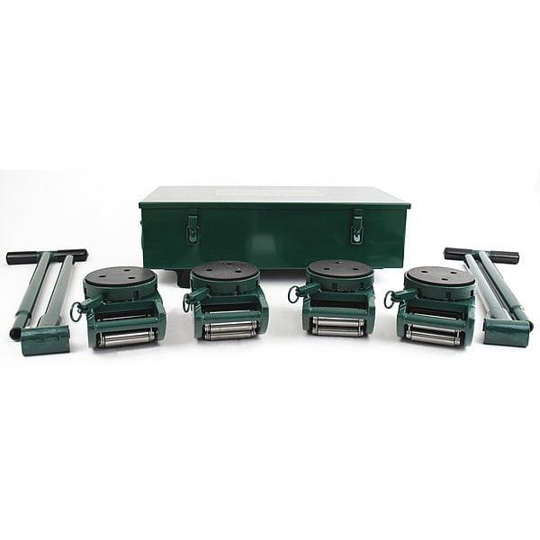 Hilman Rollers Equipment Roller Kit, Swivel, 30,000 lb. Cap KRS-15-SLP ...