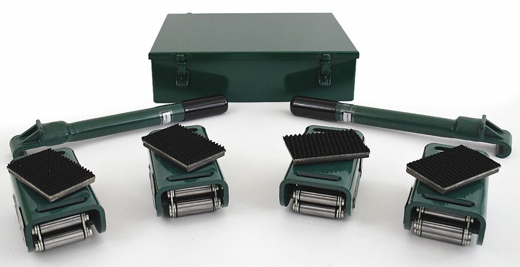 Hilman Rollers Equipment Roller Kit,Swivel,16,000 lb. KRS-8-4S ...