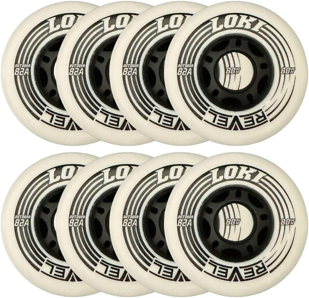Hilo 4-76MM/4-80MM Outdoor Inline Roller Hockey Wheels Revel Cele 8 ...