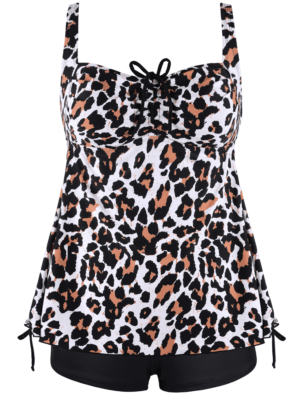 Hilor Women Plus Size Tankini Bathing Suits Retro Paisley Swimsuit 2 ...