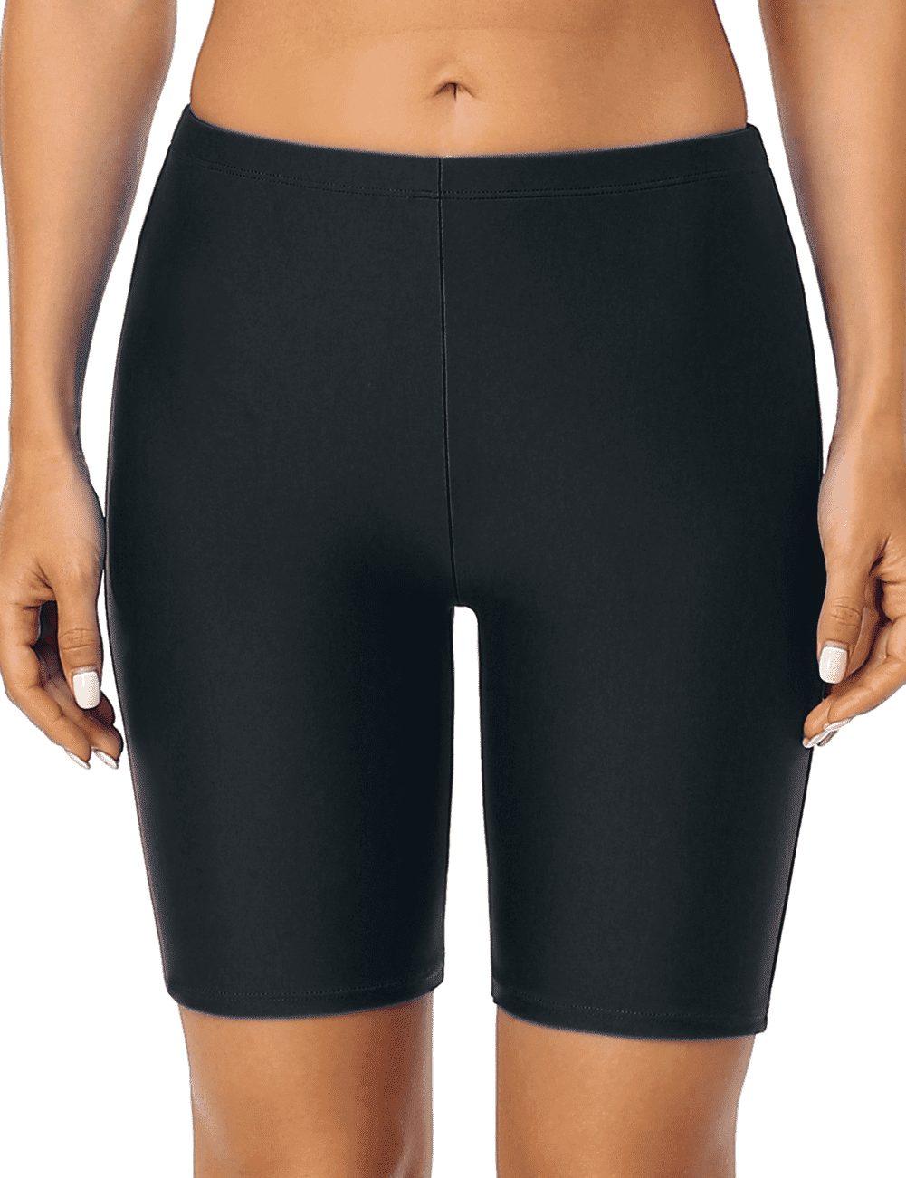 Hilor Women's Swim Shorts UPF50+ Rash Guard Sport Swimsuit Board Shorts ...