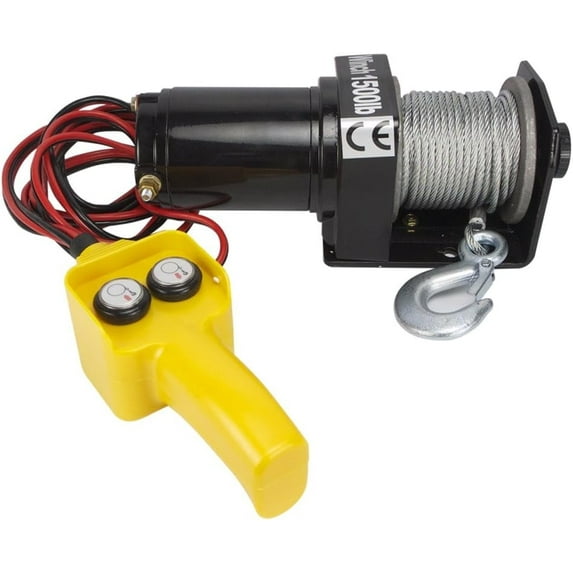 Hiltex 11302 1500 LBS Electric ATV Winch | Off Road Bumpers W/Remote ...